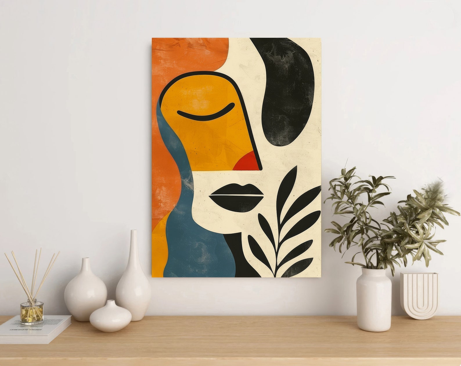 Cutout, Wallart, Design, Retro, Contemporary, Abstract, Minimalist ...