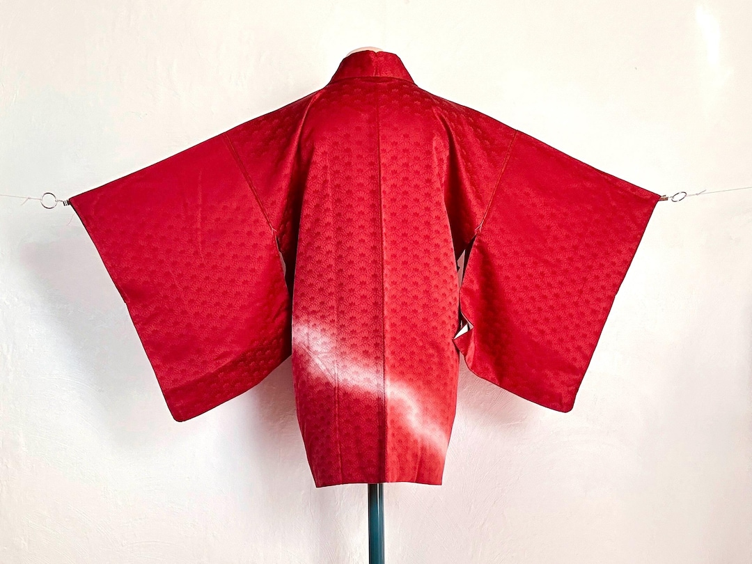 No. 77 Good Condition Japanese Vintage Haori/ Jacket/ Robe/ Made of ...