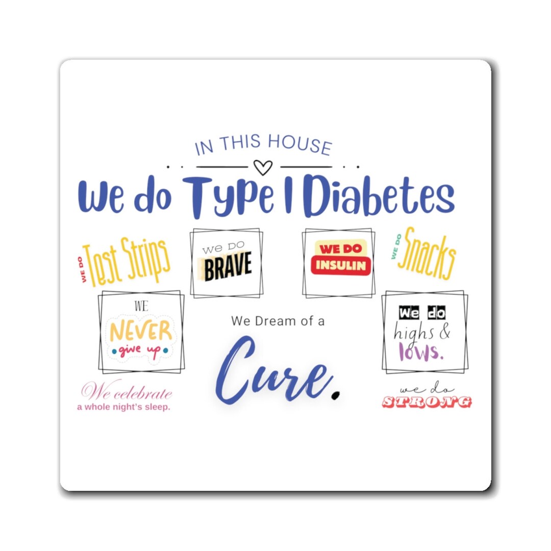 In This House, We Do Type 1 Diabetes Magnets - Etsy