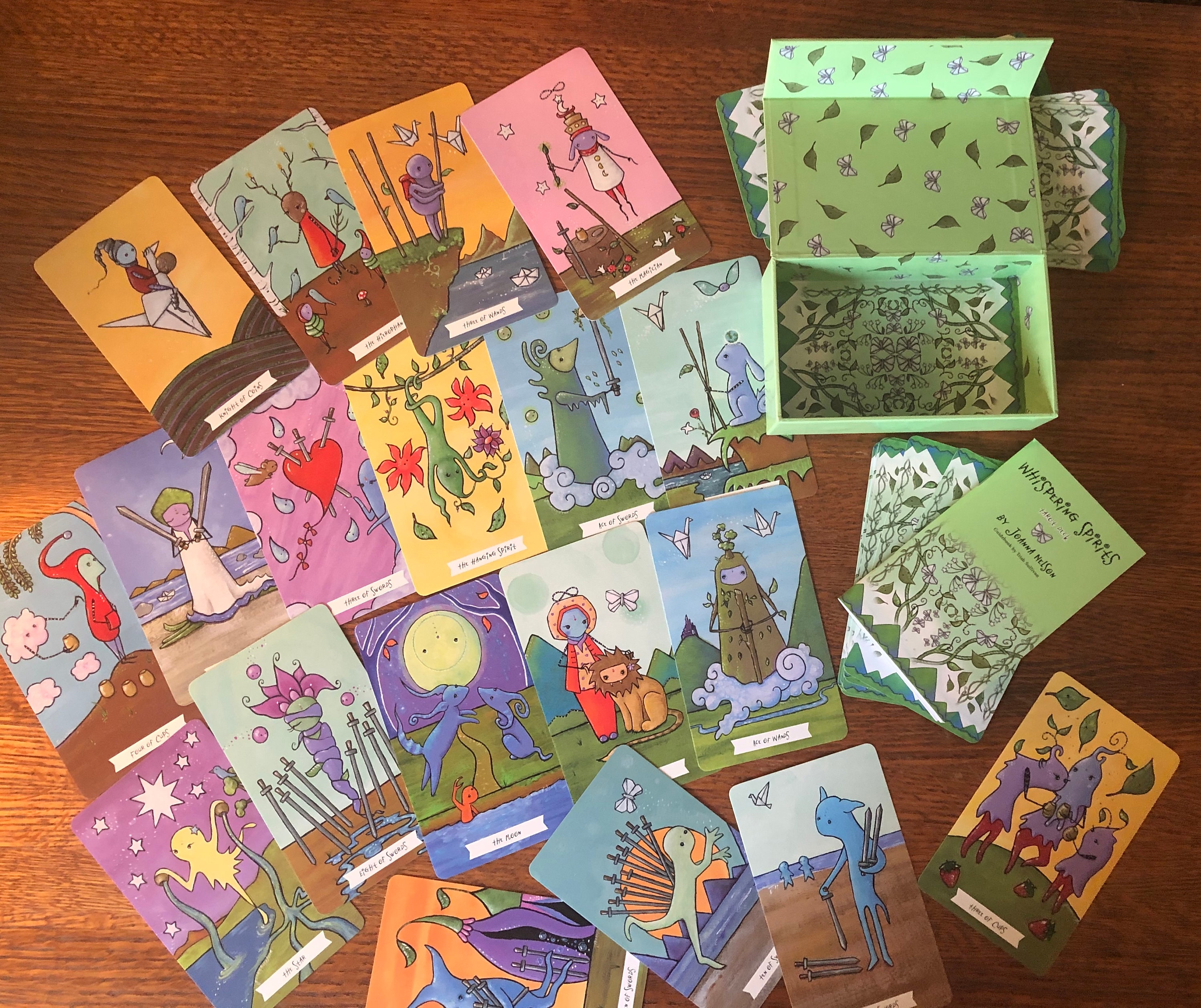 Whispering Spirits Tarot Deck Joanna Nelson Studio Inner | Etsy Canada
