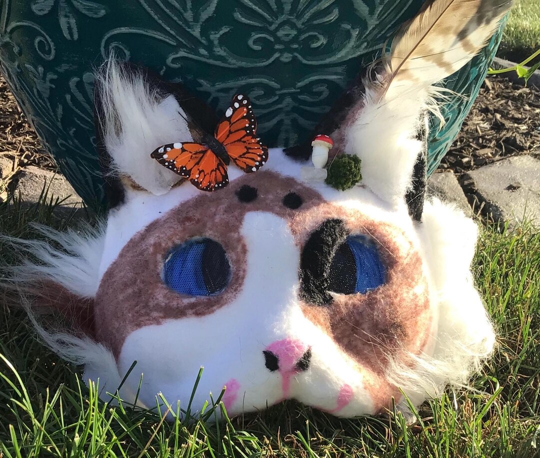 Ragdoll Cat Fleece Therian Mask - Etsy