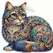 Cat Diamond Art Kit Includes Special Shapes Everything You Need is ...