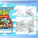 Toy Story Kids Coloring Book Printable PDF 22 Pages - Etsy
