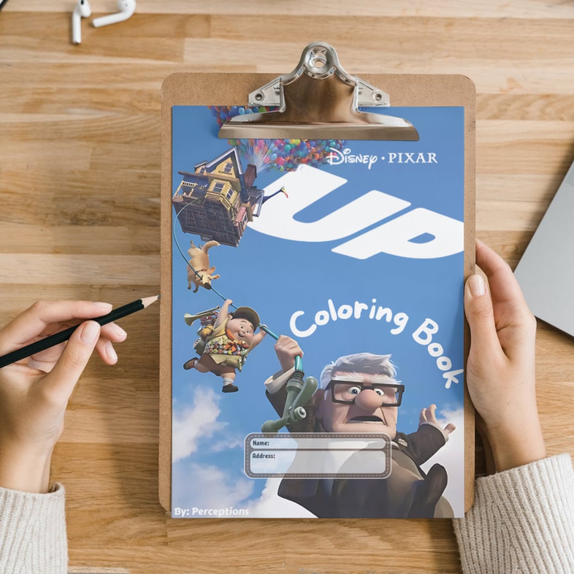 UP Animation Cartoon Coloring Book for Kids PDF Print - Etsy