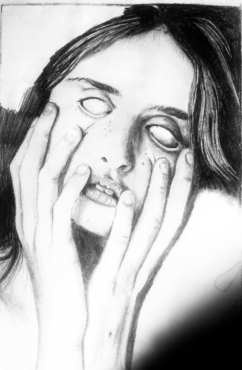 Custom Hand Drawn Artwork Pencil Drawing From Photo, Original Physical ...