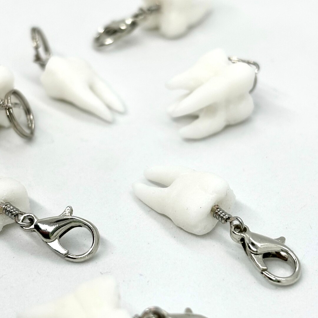 Tooth Fairy: Set of 2 Artificial Teeth Stitch Markers for Knitters ...