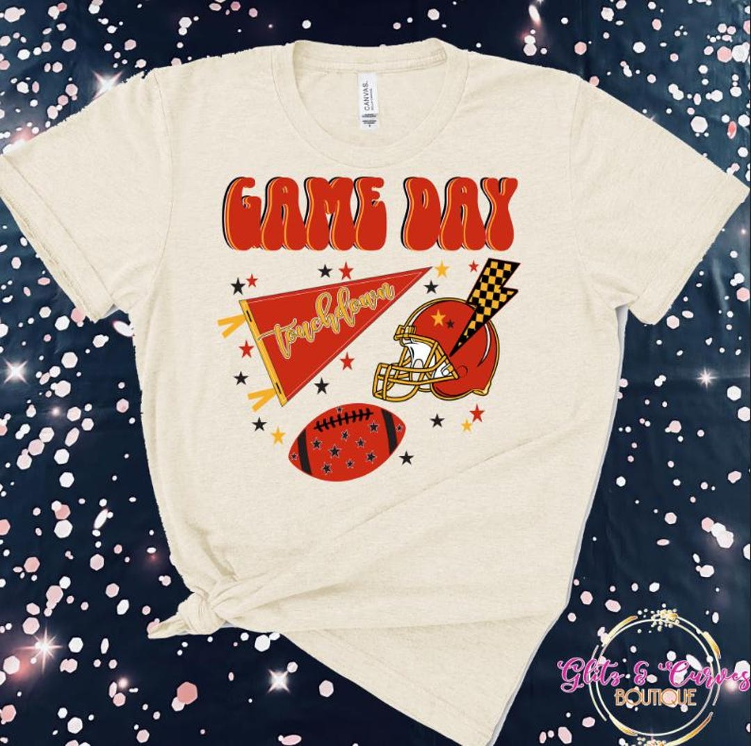 Game Day Red/yellow PNG Digital Download for DTF Prints - Etsy