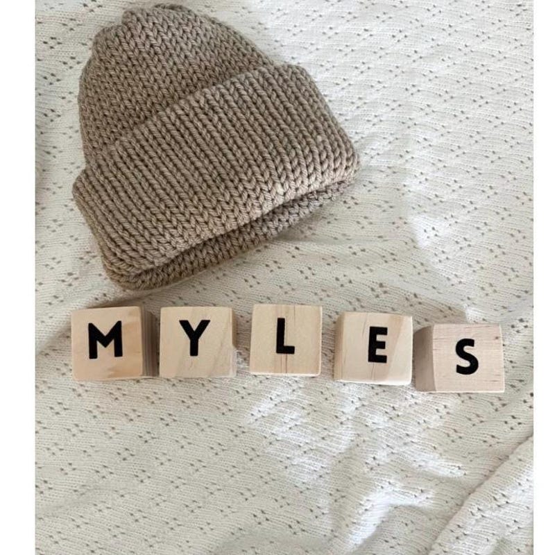Baby Name Blocks - Etsy