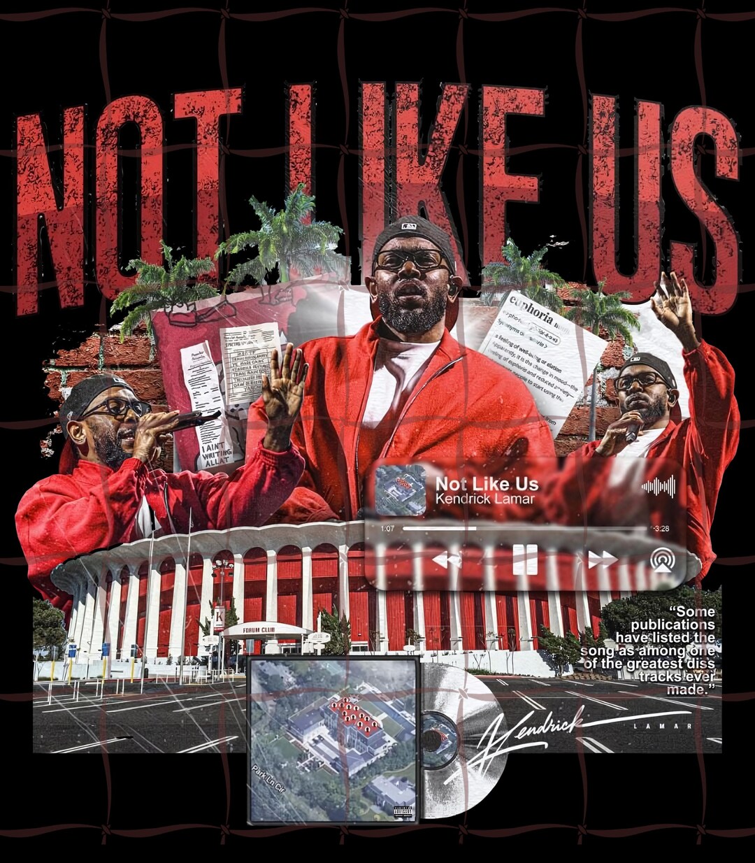 Not Like Us, Kendrick Lamar Png, Kendrick Lamar GNX Album Png, Kendrick ...
