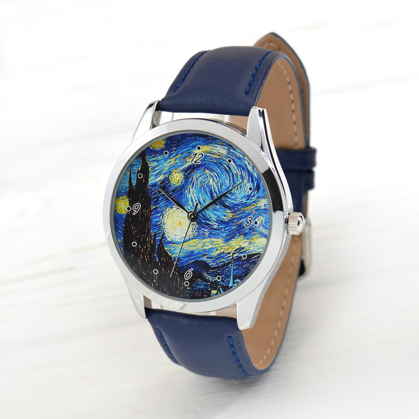 Starry Night Art Watch - Mother's Day Van Gogh Watch - Gift for Her ...