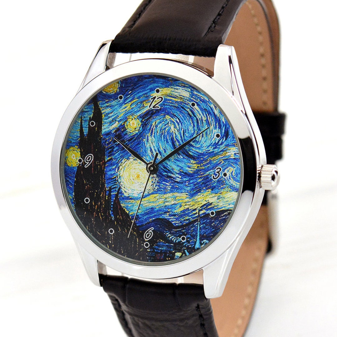 Starry Night Art Watch - Mother's Day Van Gogh Watch - Gift for Her ...