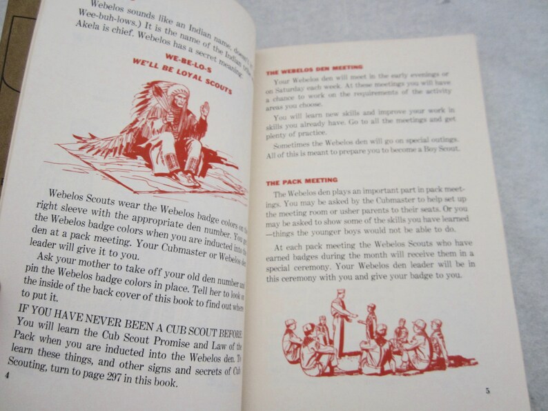 Vintage Boy Scouts Book 'WEBELOS' Scout Book 1970 Scouts of America ...