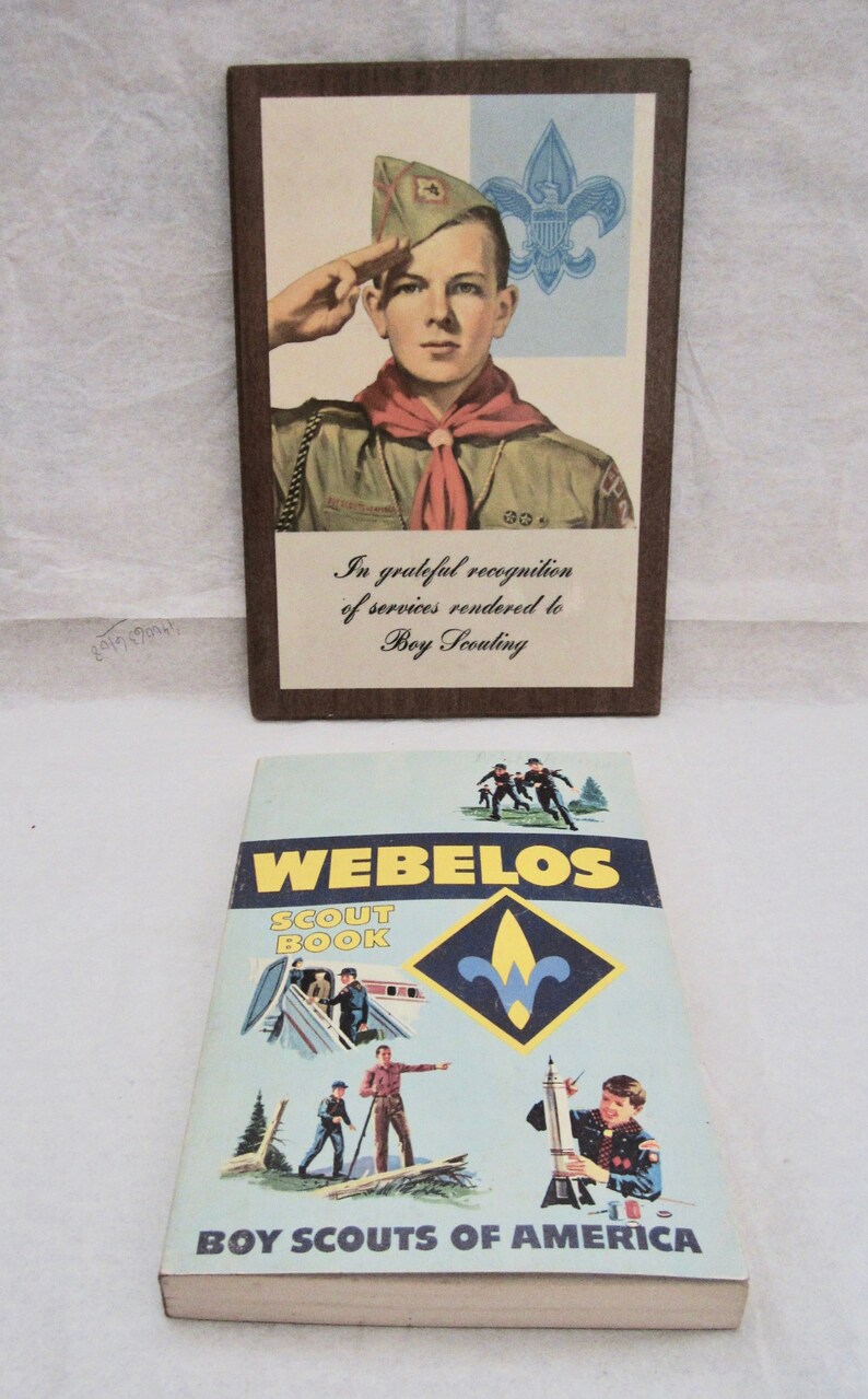 Vintage Boy Scouts Book 'WEBELOS' Scout Book 1970 Scouts of America ...