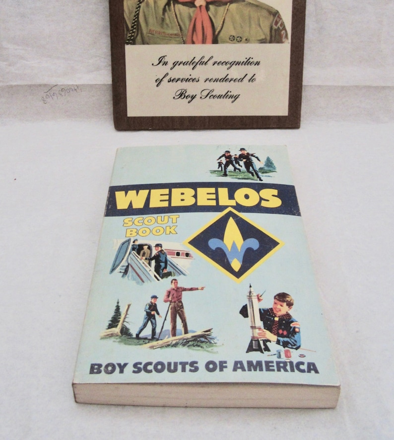 Vintage Boy Scouts Book 'WEBELOS' Scout Book 1970 Scouts of America ...