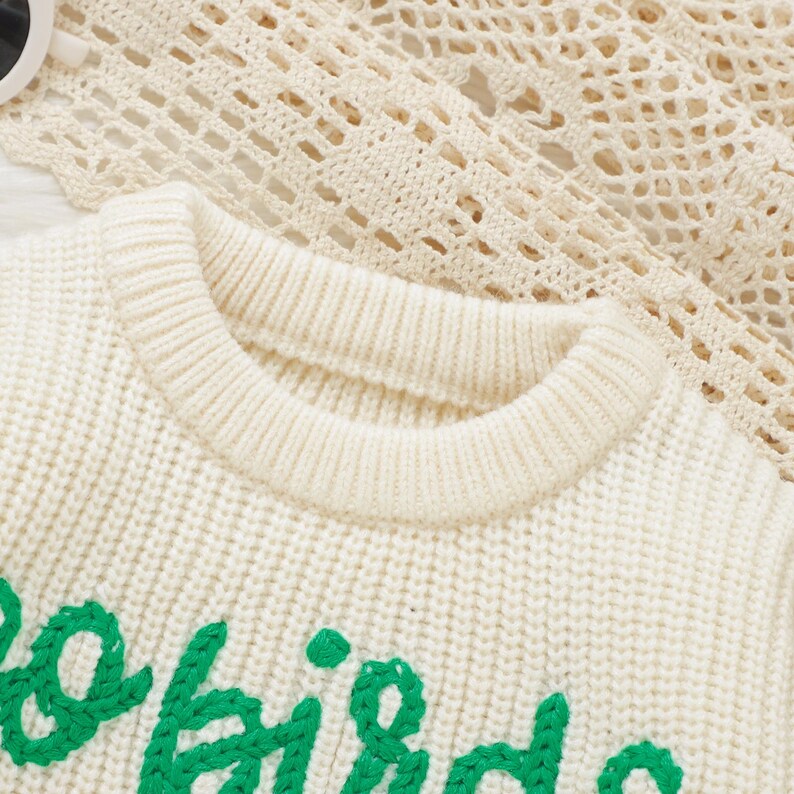 Custom Go Birds Eagles Sweater Kids 2025 | Hand Embroidered NFL ...