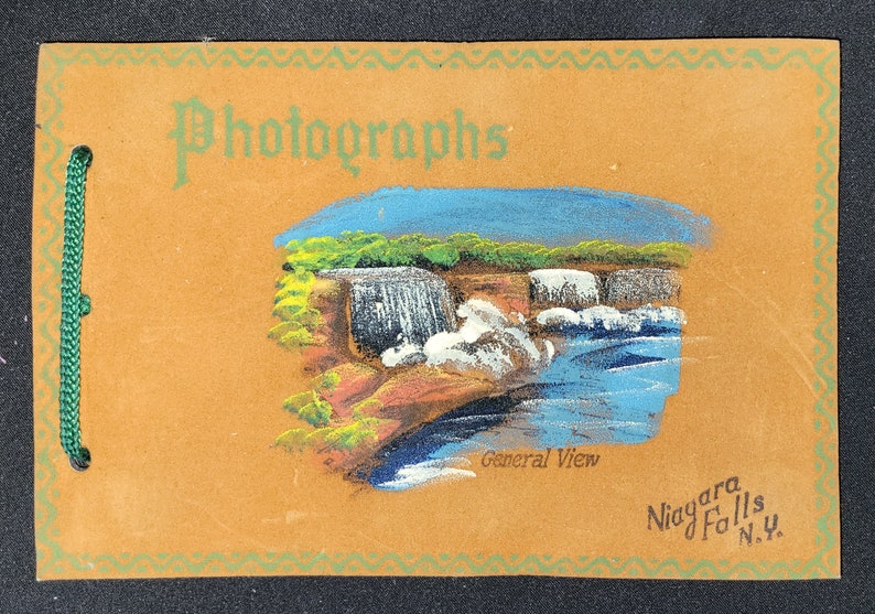 Vintage Suede Photo Album (niagara Falls) - Etsy