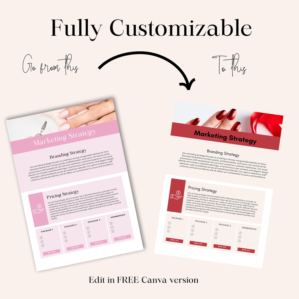 Nail Tech Business Plan, Business Plan for Nail Tech, Nail Business ...