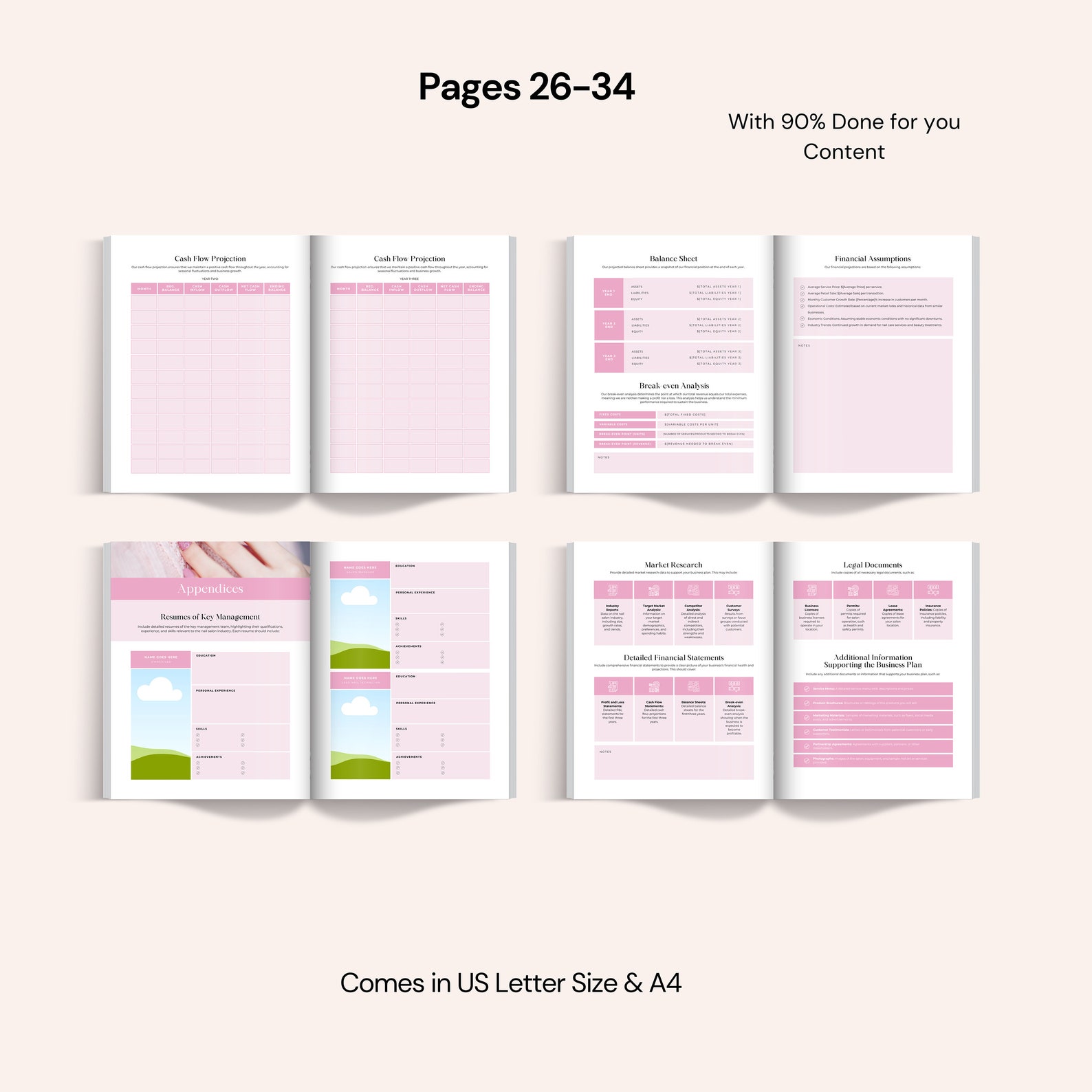 Nail Tech Business Plan, Business Plan for Nail Tech, Nail Business ...