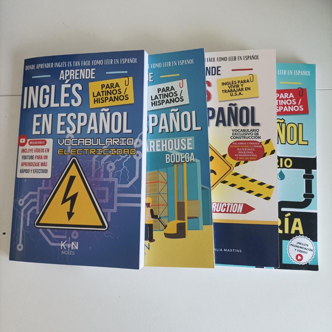 Collection of 4 English Books for Latinos to Work - Learn English in ...