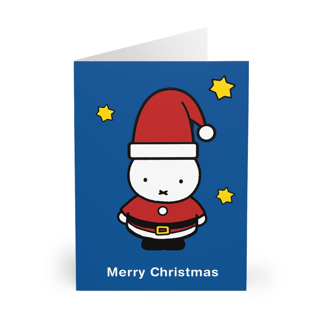 Miffy Father Christmas Greeting Card, Adorable Holiday Card for ...