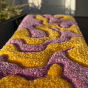 Custom Abstract Keyboard Rug Vibrant Hand-tufted Desk Mat for Home ...
