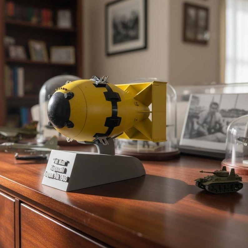 Fat Man Atomic Bomb 3D Print Files: WW2 Replica (STL/LYS) - Etsy