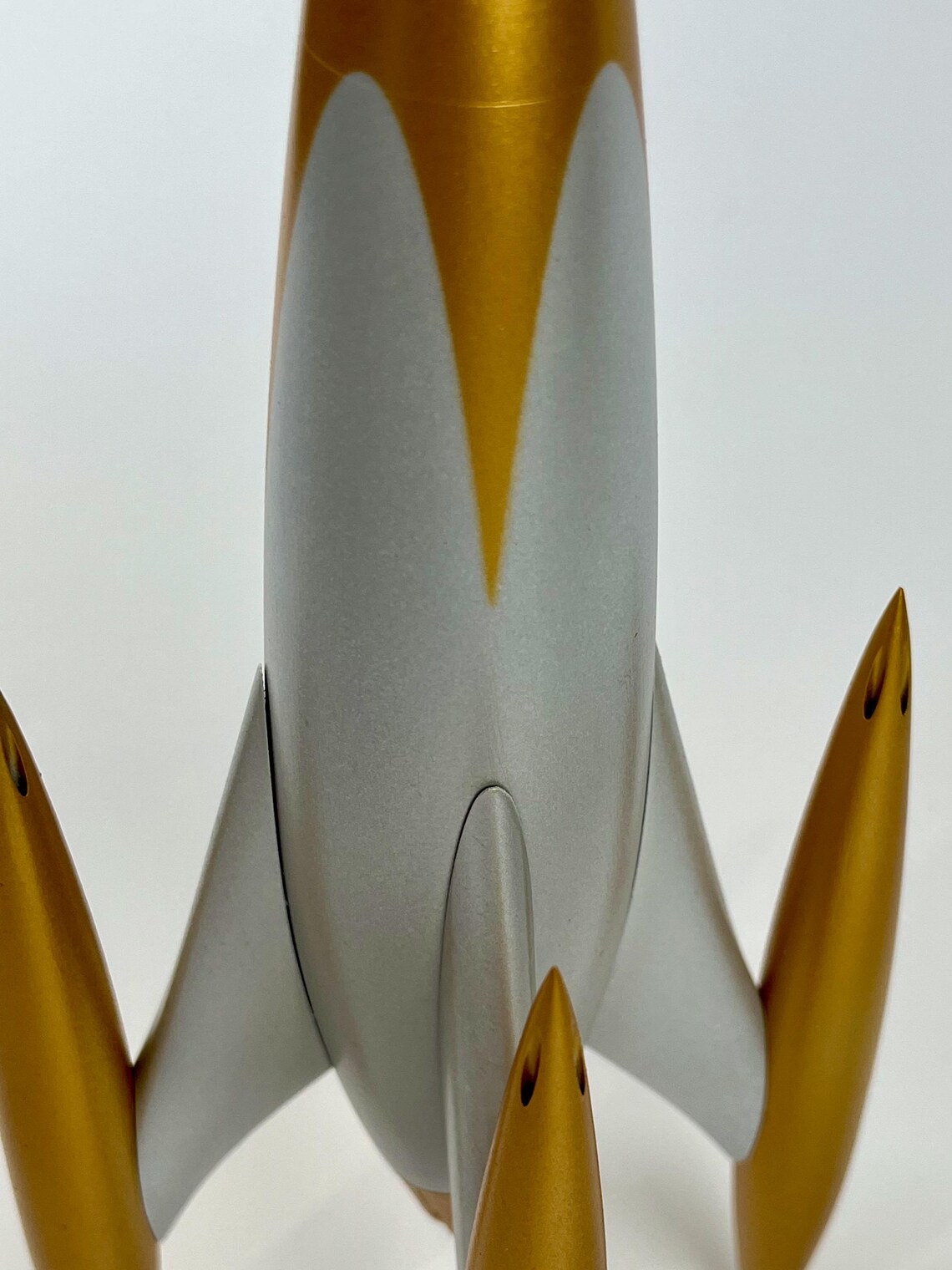 3D Printed 1950s Retrofuturistic Sci Fi Rocket Ship, Vintage Space ...
