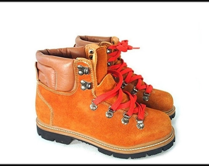Waffle Stompers Vintage 70's HIKING BOOTS Size 7.5 \/ 8 - Etsy