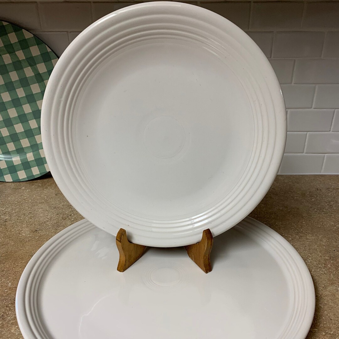 Fiestaware 15 White Pizza Plate discontinued or 12 Chop Plate - Etsy