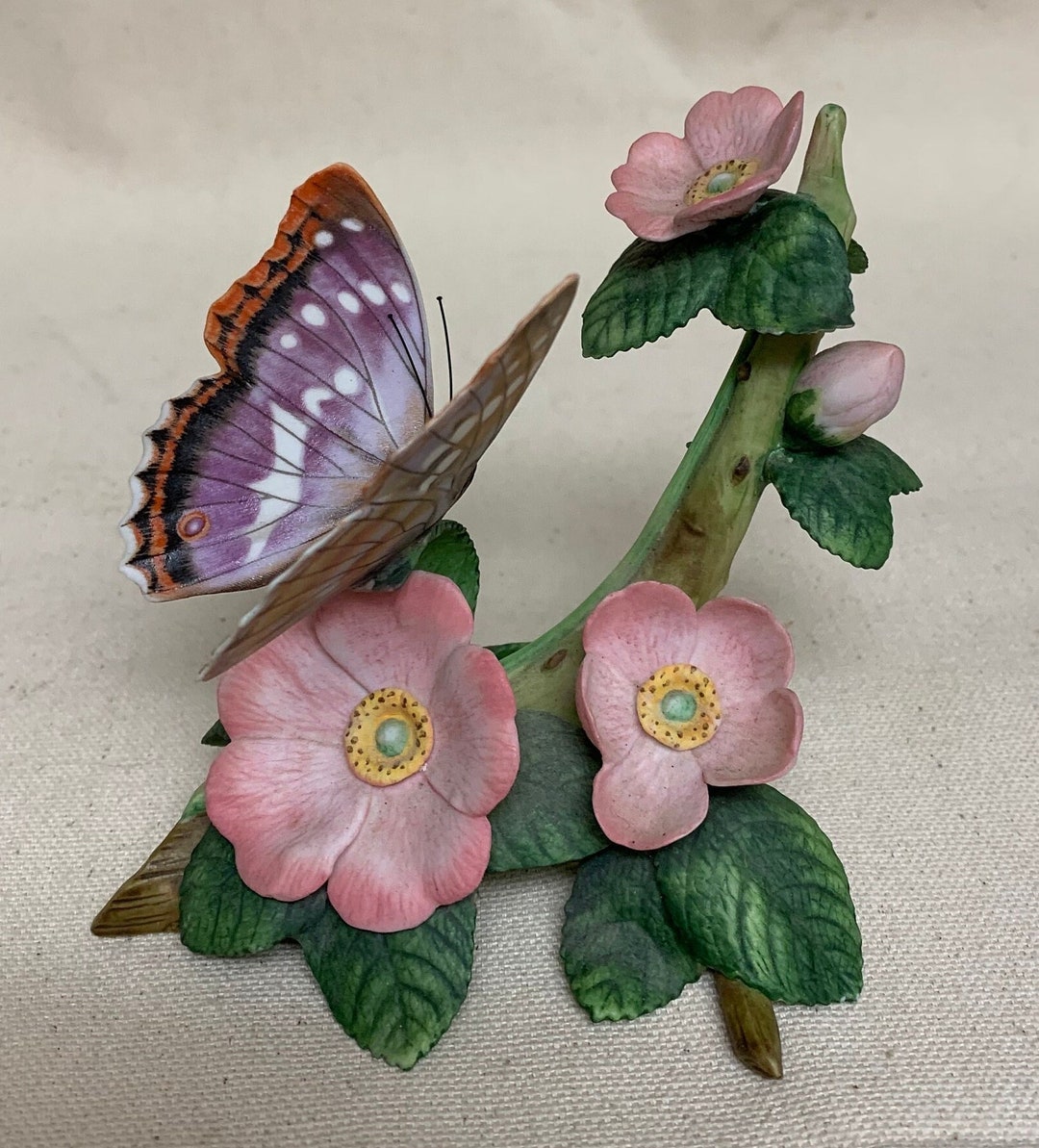 Lenox purple Emperor Figurine 1991 Nature's Beautiful Butterflies ...