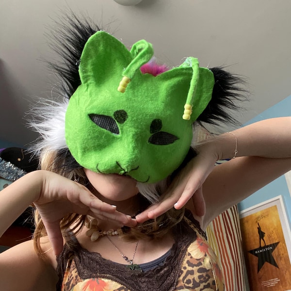 Therian Mask Alien Cat - Etsy