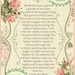 My Mothers Garden Verse Collage Single Pink Roses Large | Etsy