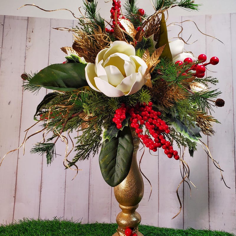 Magnolia Centerpiece - Etsy