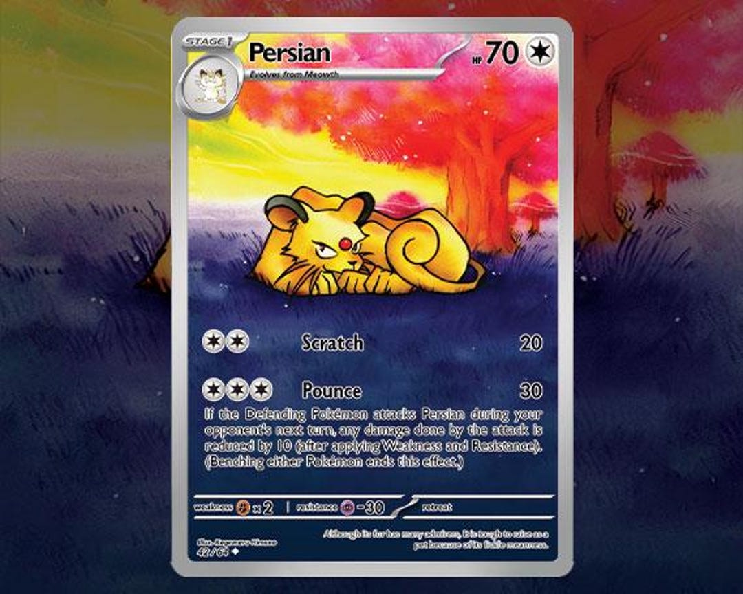 053 Persian Full Art Base Set - Etsy