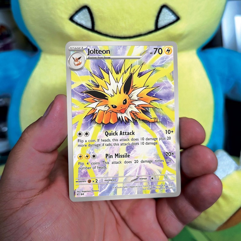 135 Jolteon Full Art Base Set - Etsy