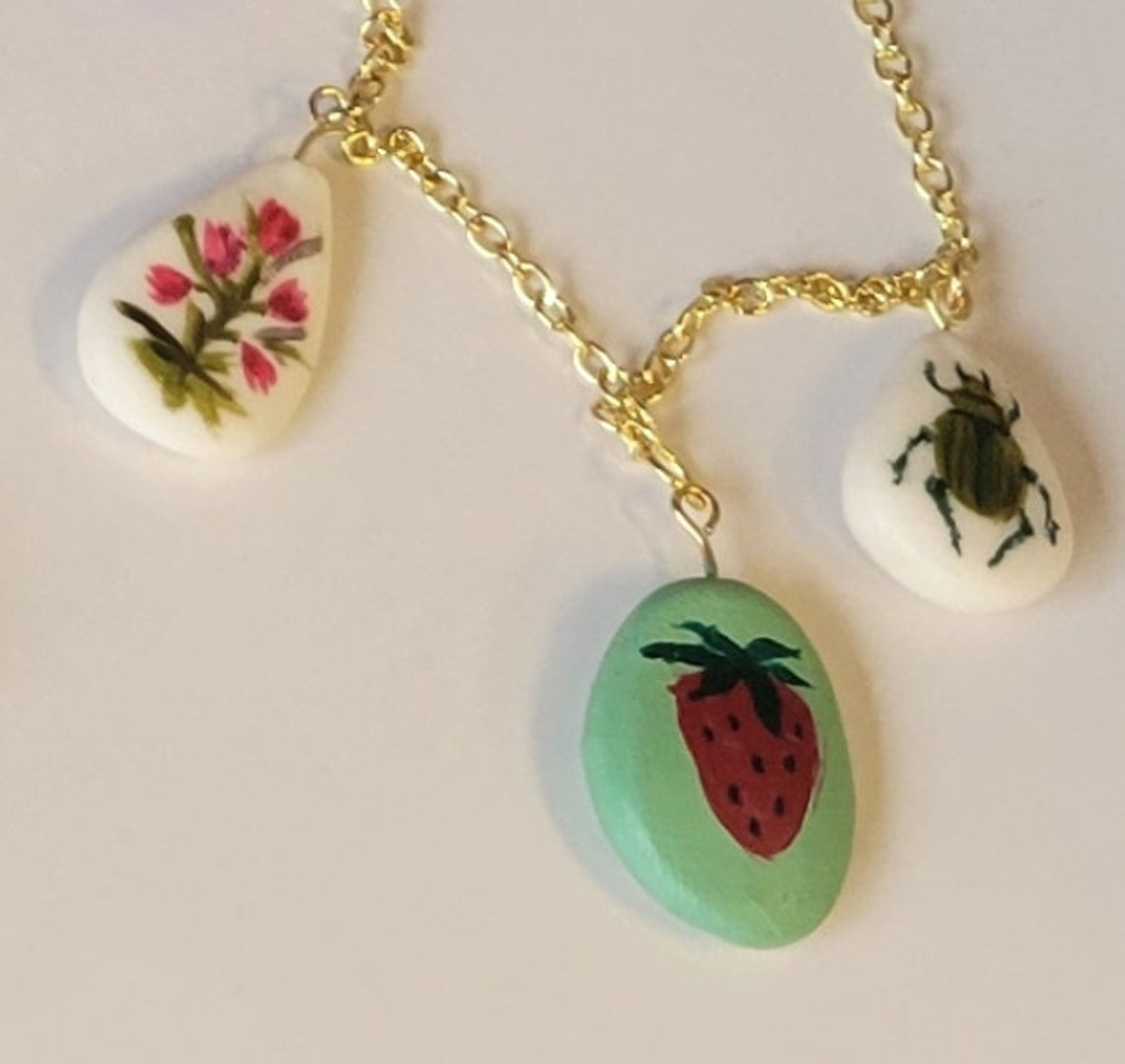 Handmade Clay-charm Necklaces - Etsy Canada