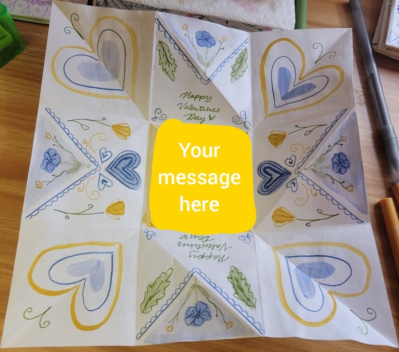 Victorian-style Fold-out Card - Etsy