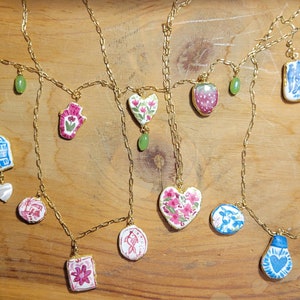 Handmade Clay-charm Necklaces - Etsy