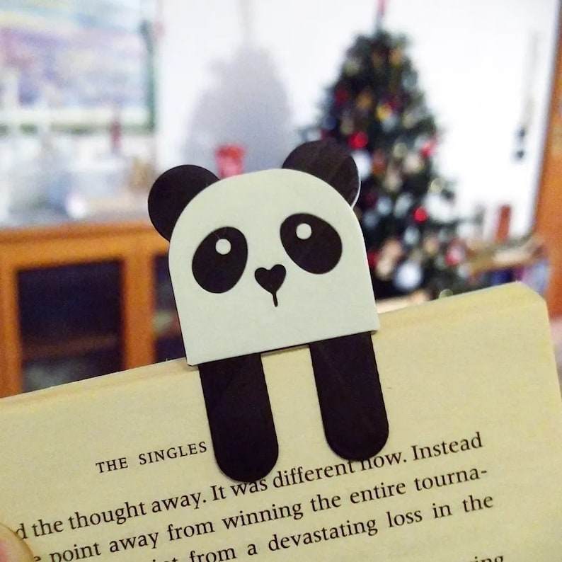 Adorable Panda Pals Bookmark Cute Panda Bookmark - Etsy