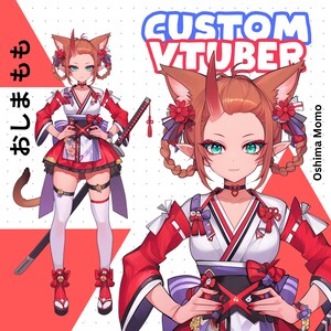 Custom Live2d Model Commission, Vtuber Assets, Vtuber Rigging, Pngtuber ...