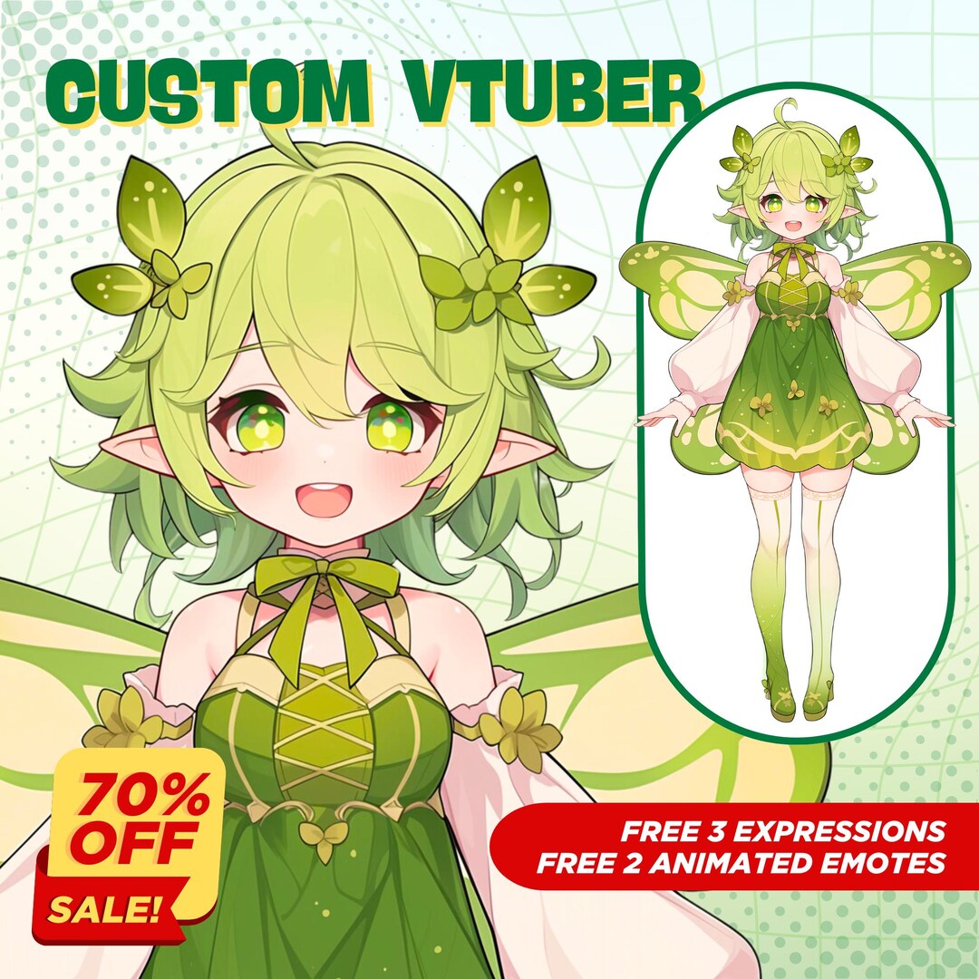 Custom Vtuber Model Custom Vtuber Design Custom Live2d Vtuber Model ...
