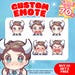 Twitch Emote Custom Emote Kick Emote Vtuber Emote Chibi Emote Discord ...