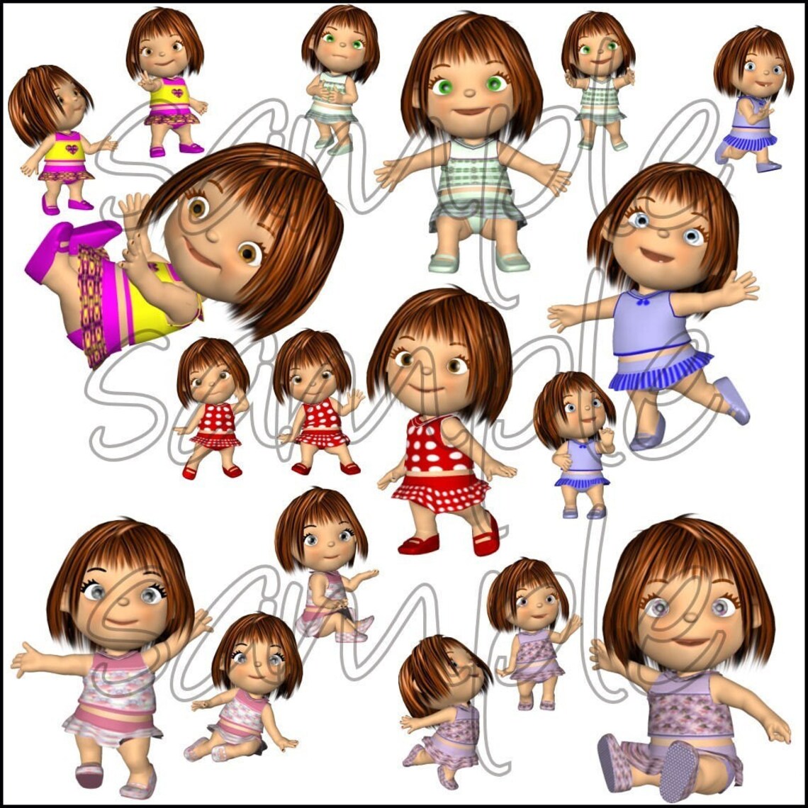 Summer Fun Graphics Clipart Collection Royalty Free 18 Images - Etsy