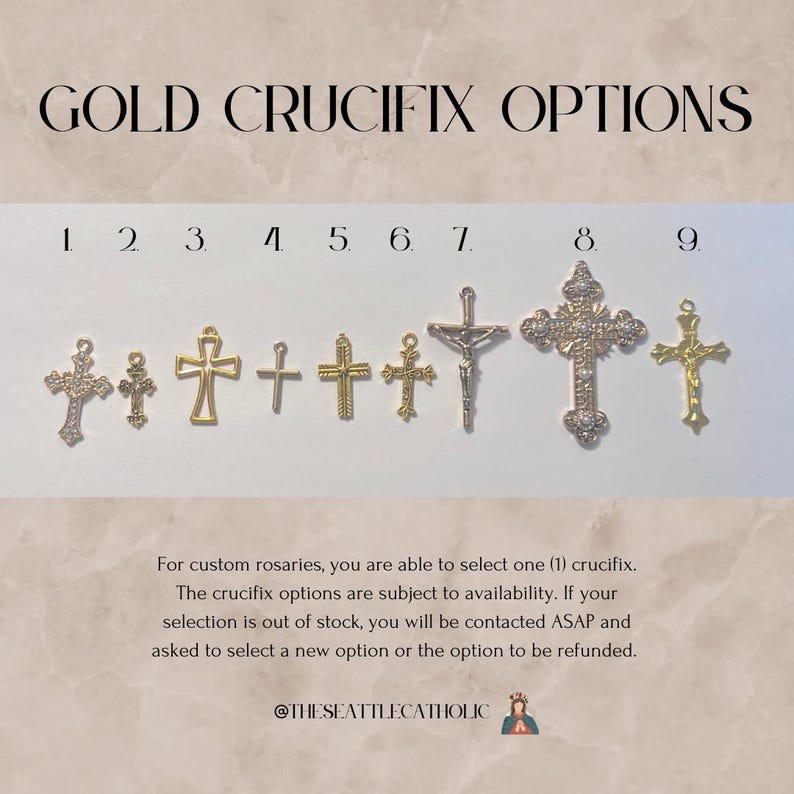 Design Your Own Rosary! FULLY CUSTOMIZABLE! - Etsy