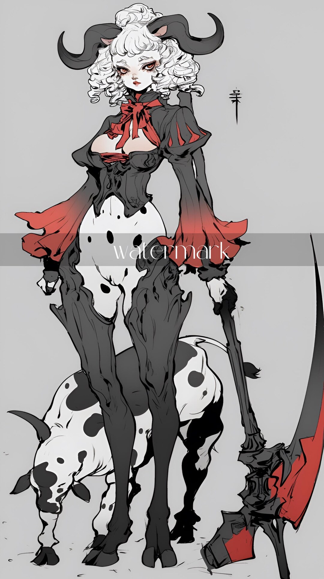 Adoptable | Cow Witch Anthro, Original Adopt, Character for Roleplaying ...