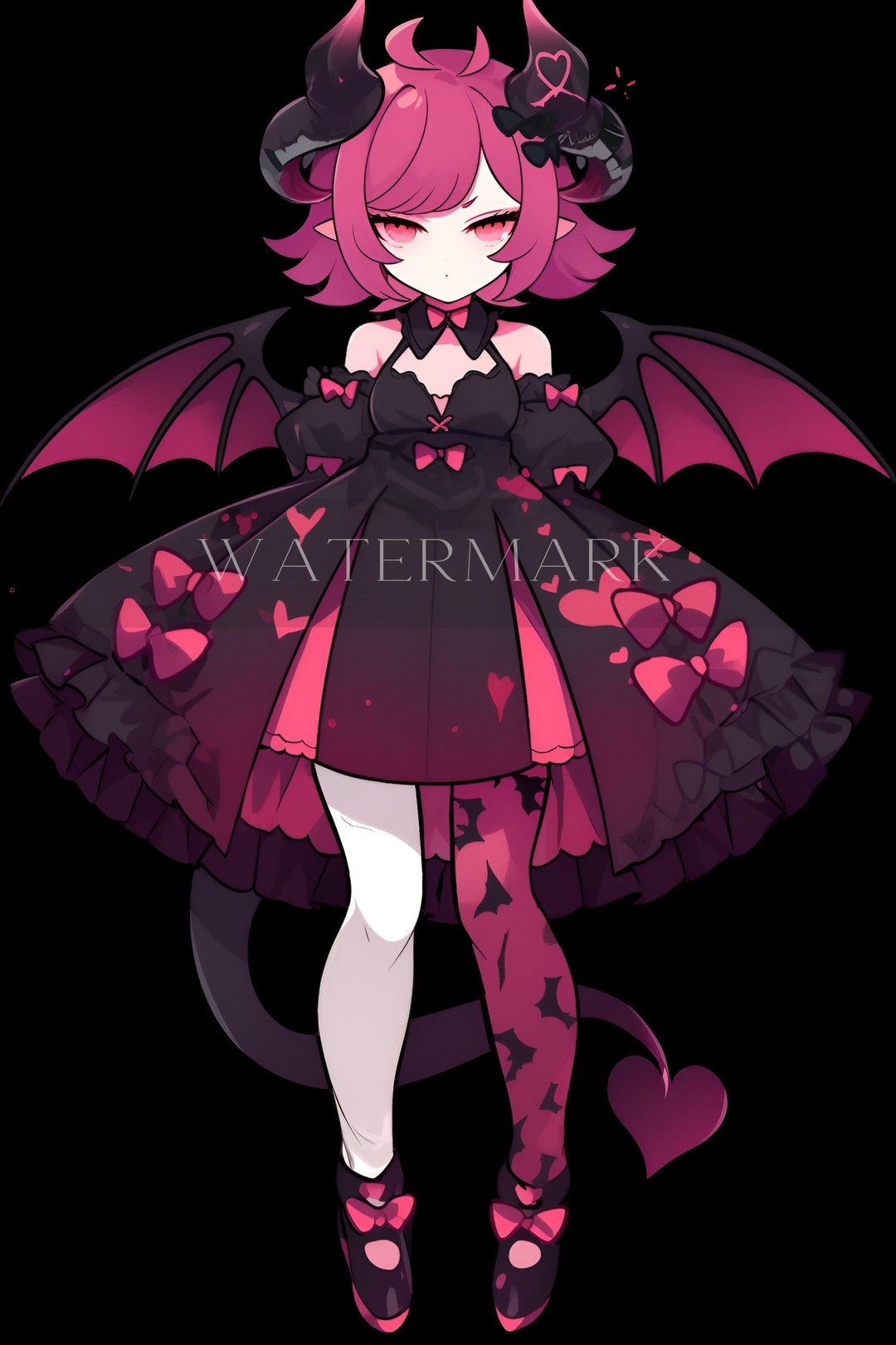 Adoptable Beautiful Woman Anthro Vampire, Original Adopt, Character for ...