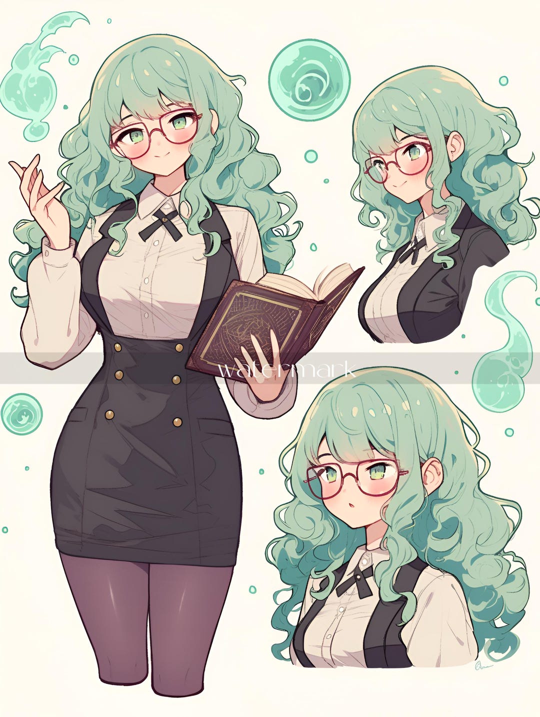 Adoptable | Slime Caster Girl, Original Adopt, Fursona, Character for ...