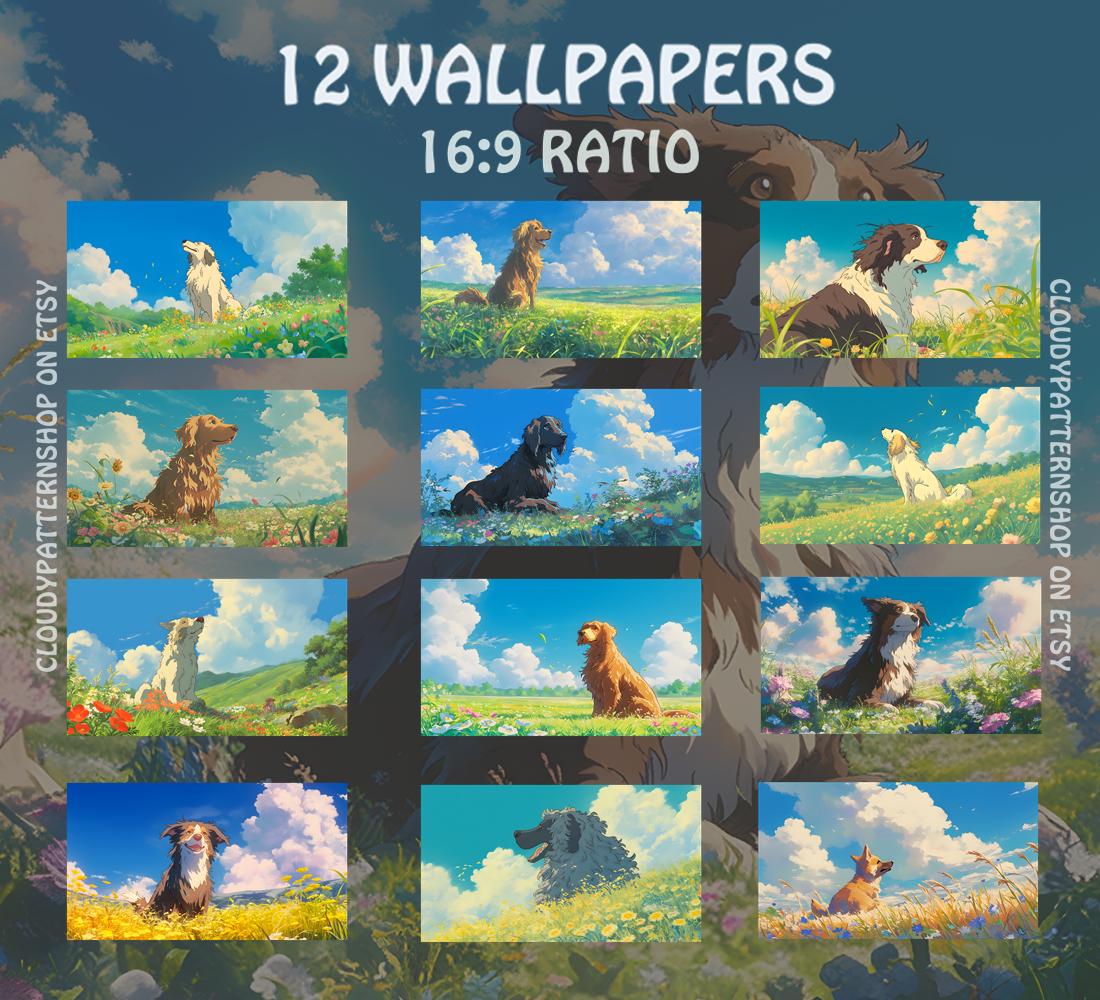 Ghibli Dogs 4k Wallpaper Lofi Wallpaper Anime Wallpapers Aesthetic ...
