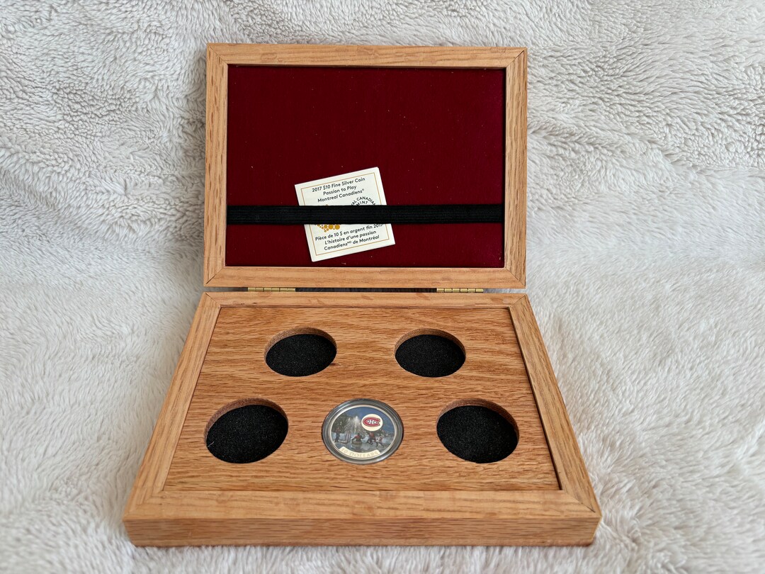 Solid Wood Coin Box Case - Etsy