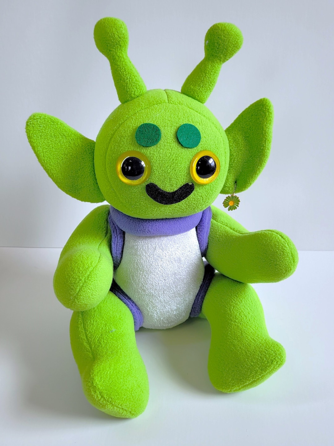 OOAK Cuddly Plush Alien - Cassini - Etsy
